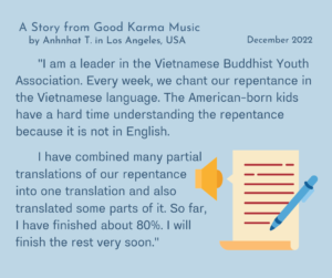 Featured Good Karma Music Story from Anhnhat – Dharma Radio